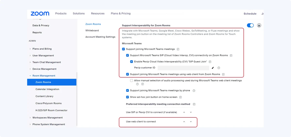 How to join Teams Meetings from Zoom Rooms using Pexip Connect